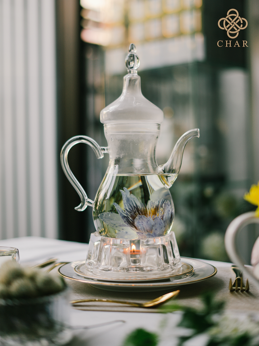 Char Teapot Stand – Char Flower Tea