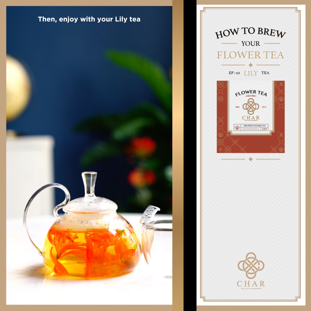 How to Brew LILY TEA – Char Flower Tea