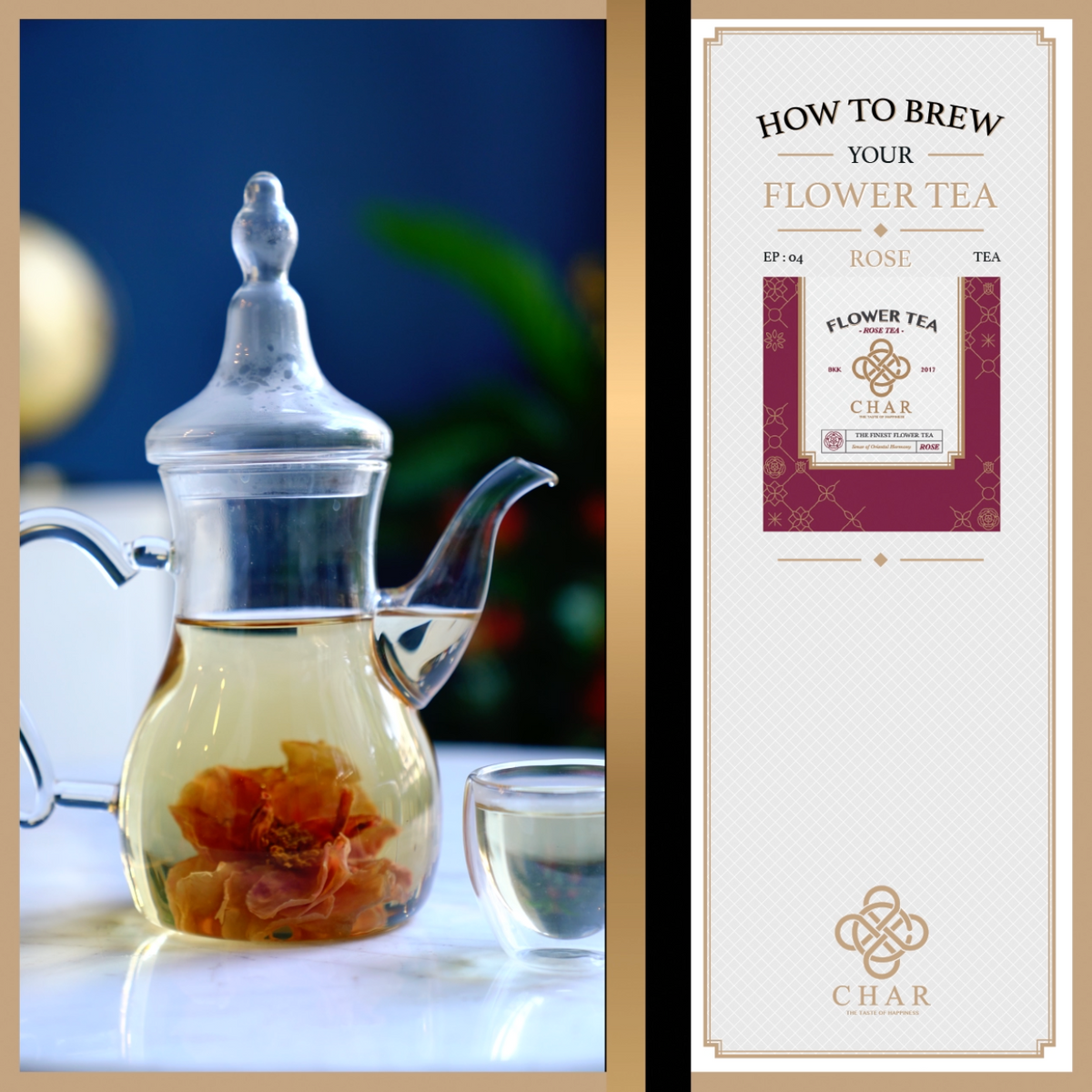 How to Brew ROSE TEA – Char Flower Tea